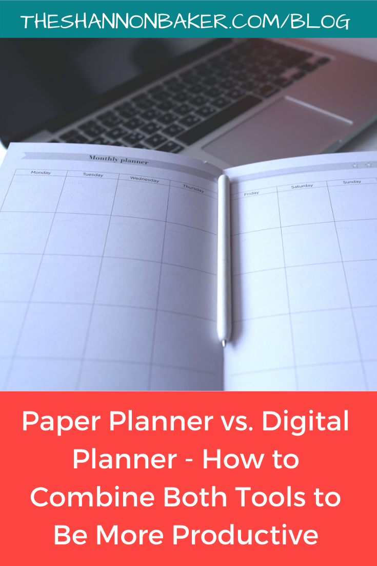 How To Use A Paper Planner With A Digital Planner