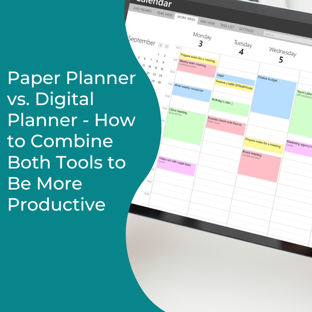 How to Use a Paper Planner with a Digital Planner